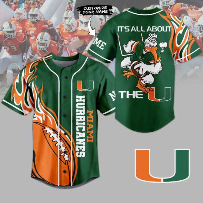 Custom Miami Hurricanes Jersey – Personalized Football Fan Gear ...